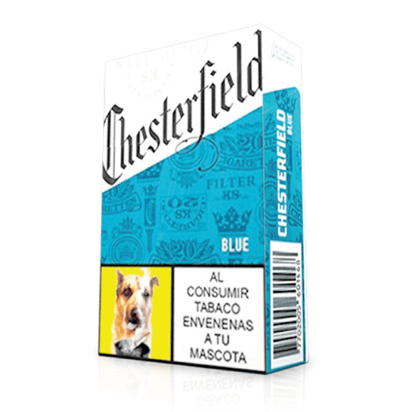 CHESTERFIELD BLUE X 10 UND – Verbena Licores Medellin