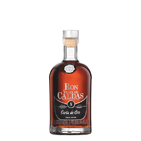 Ron Viejo de Caldas 8 años media 375ml – Verbena Licores Medellin
